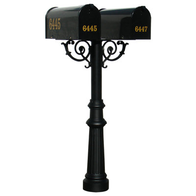 Qualarc Hanford Post Mounted Multi-Family Mailbox & Reviews | Wayfair