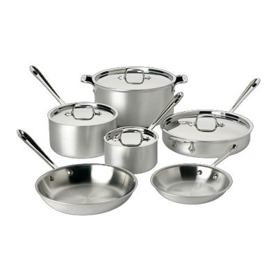 All-Clad Master Chef 10 Piece Cookware Set & Reviews | Wayfair