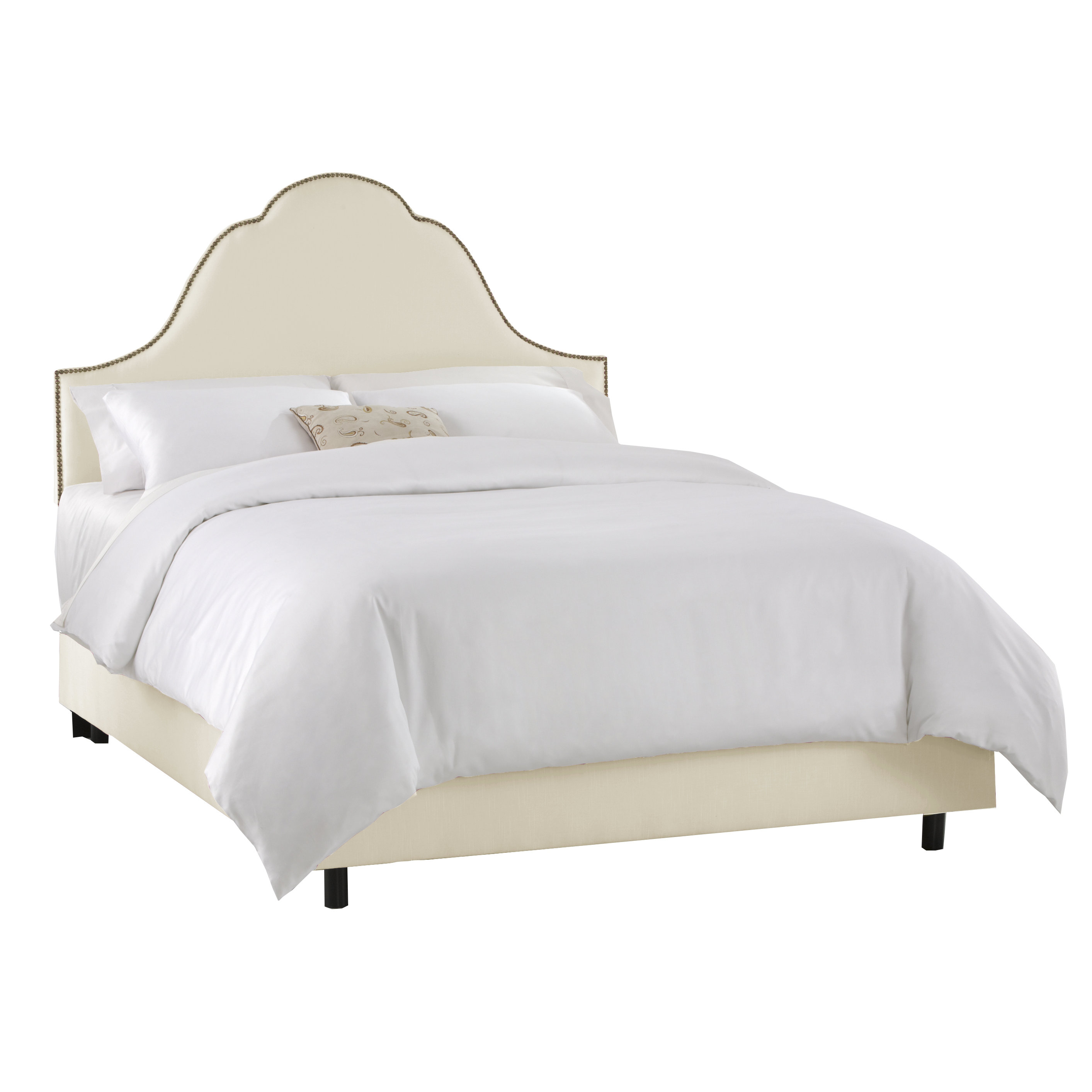Skyline Furniture Plain High Arch Upholstered Panel Bed & Reviews | Wayfair