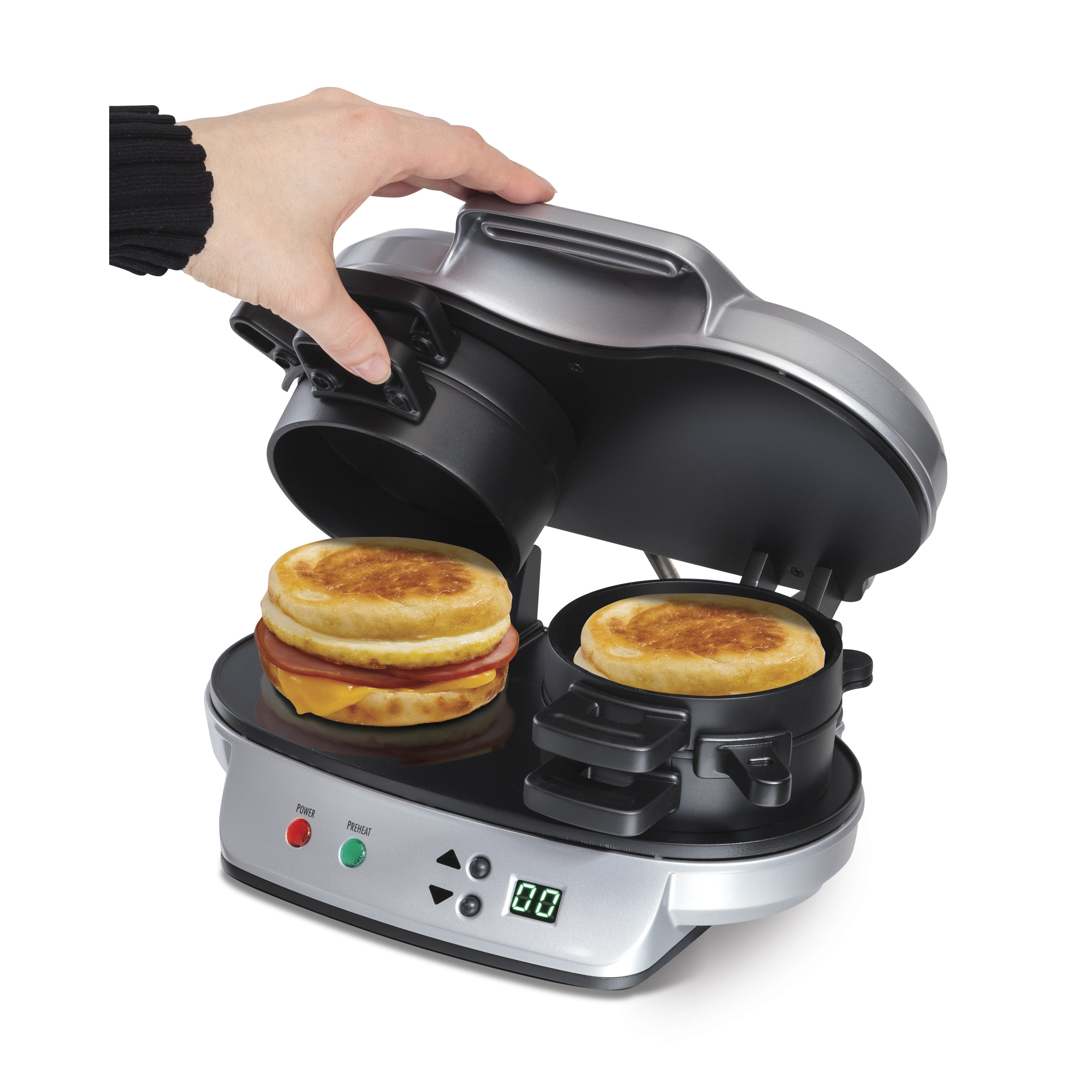Hamilton Beach Dual Breakfast Sandwich Maker Reviews Wayfair Hamilton Beach Dual Breakfast Sandwich Maker Reviews Wayfair