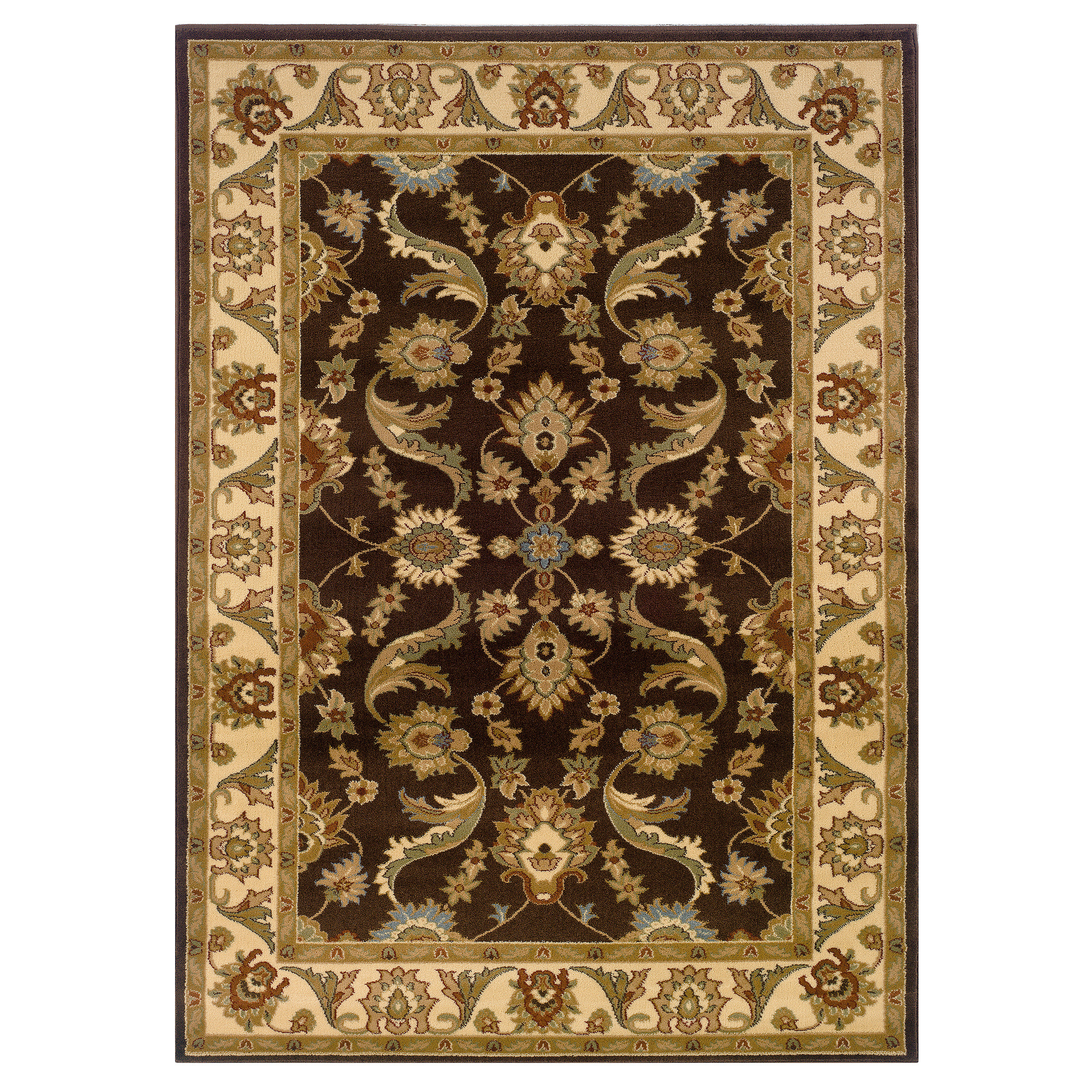 LR Resources Adana Persian Brown/Cream Area Rug & Reviews | Wayfair