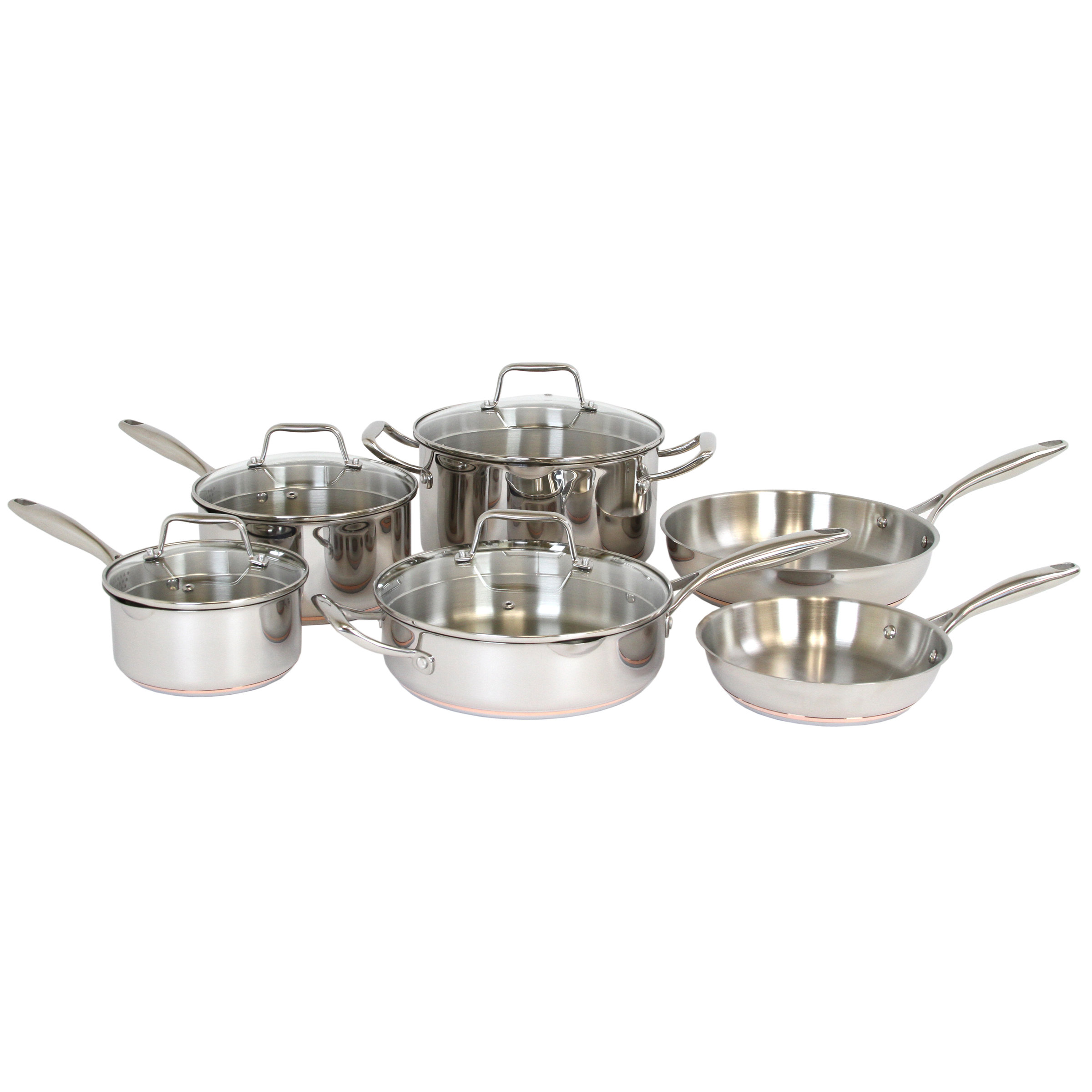 Oneida Hallmark 10 Piece Stainless Steel Cookware Set & Reviews | Wayfair