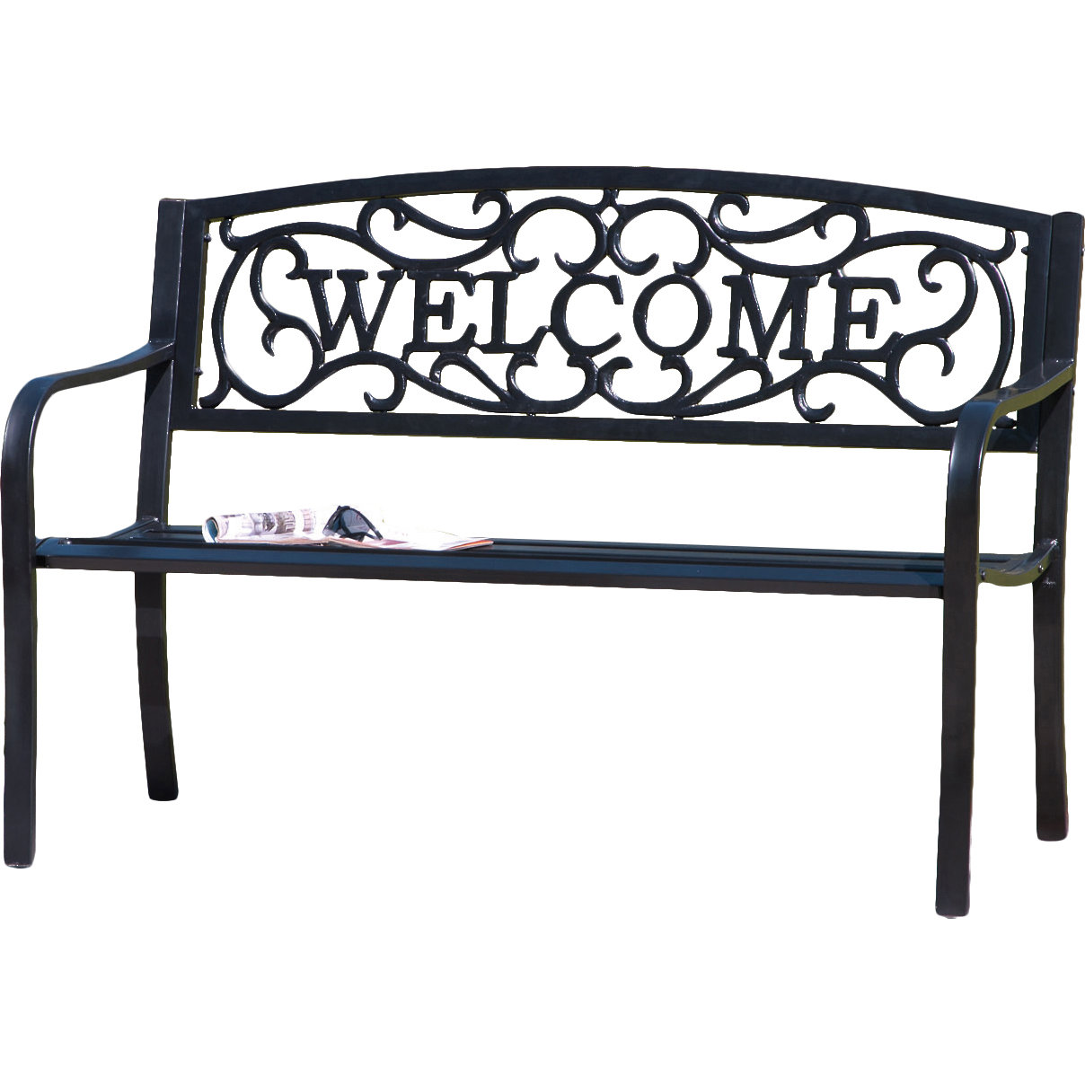 SunTime Outdoor Living Cast Iron Garden Bench & Reviews | Wayfair