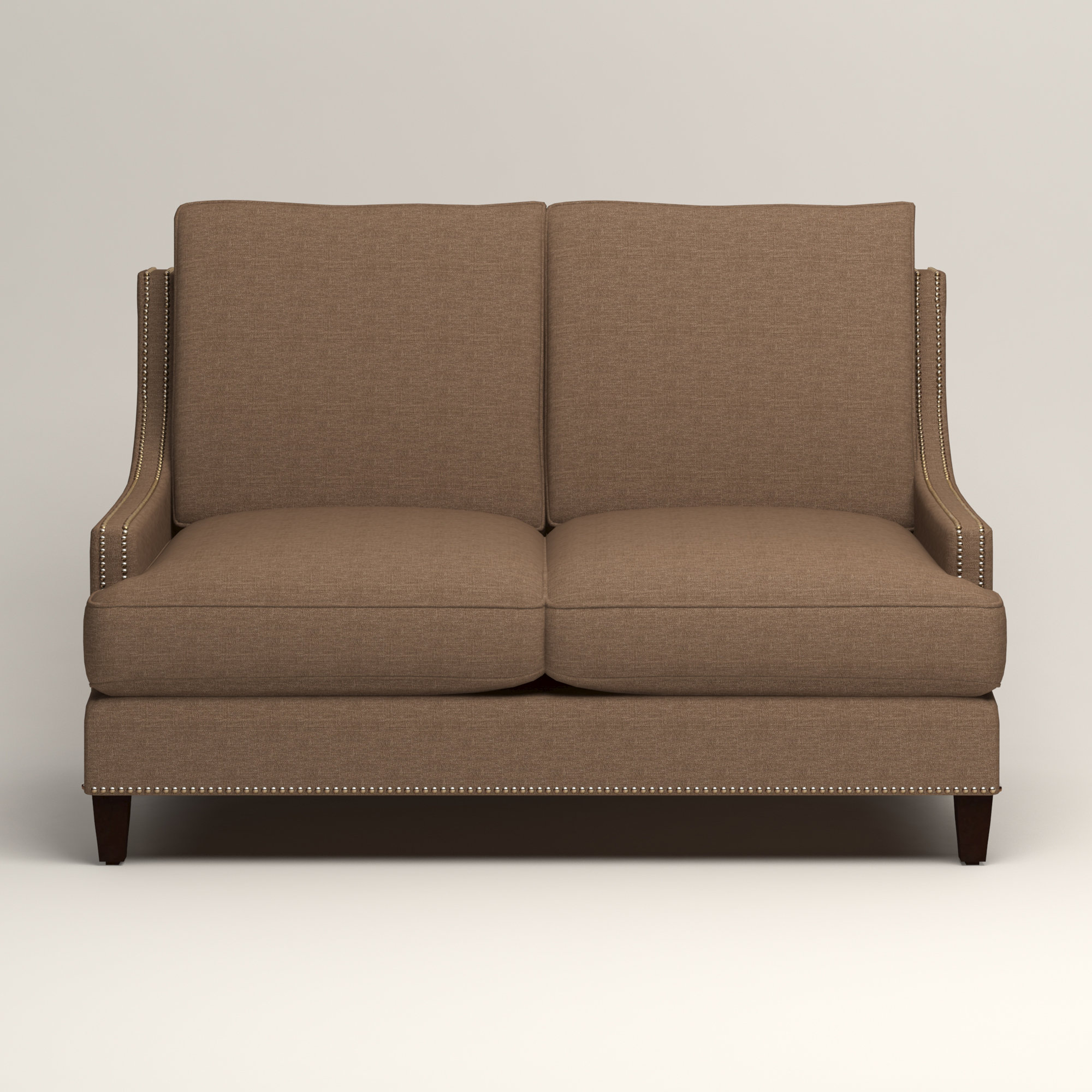 Birch Lane Larson Nailhead Trim Loveseat And Reviews Wayfair