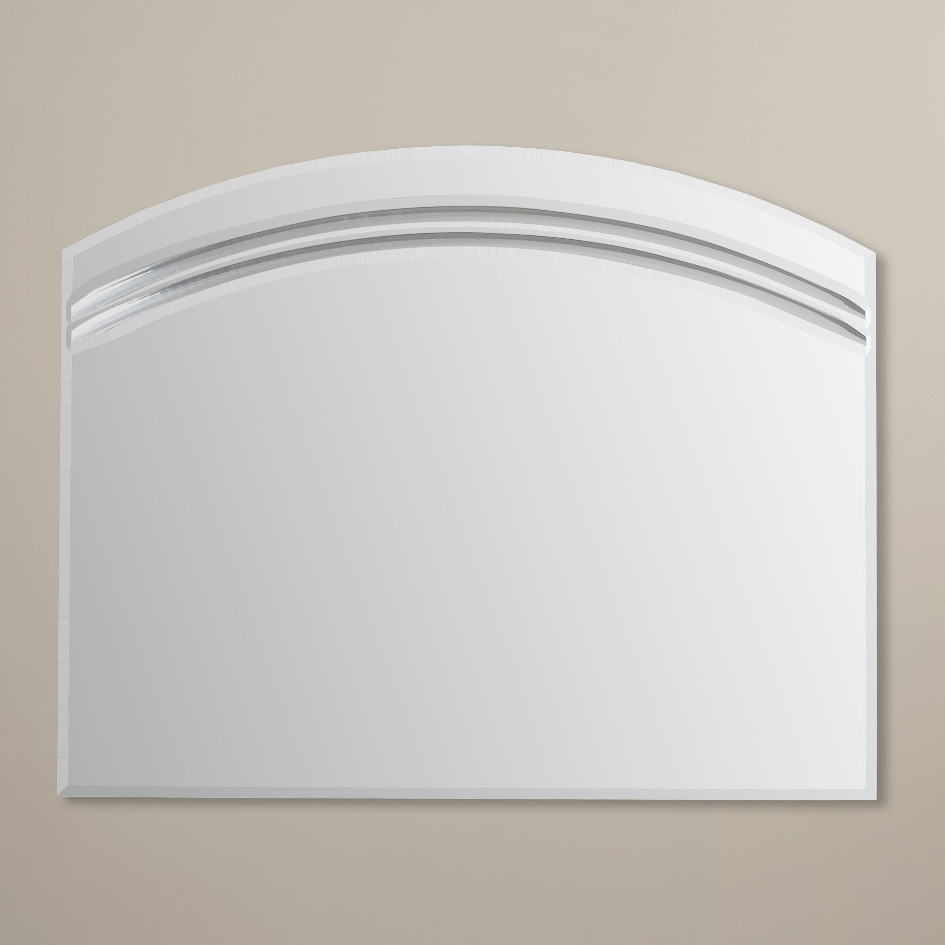 Wade Logan Duane Large Frameless Wall Mirror & Reviews | Wayfair