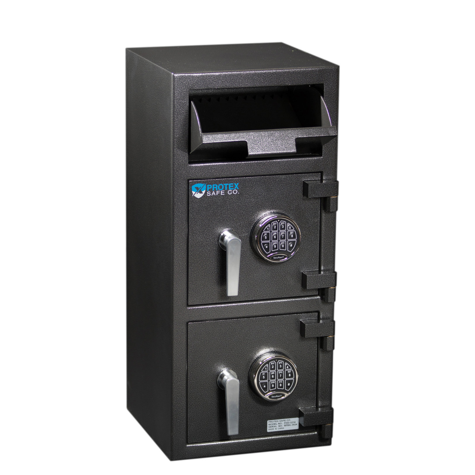Protex Safe Co. Dual Door Electronic Lock Commercial Depository Safe ...