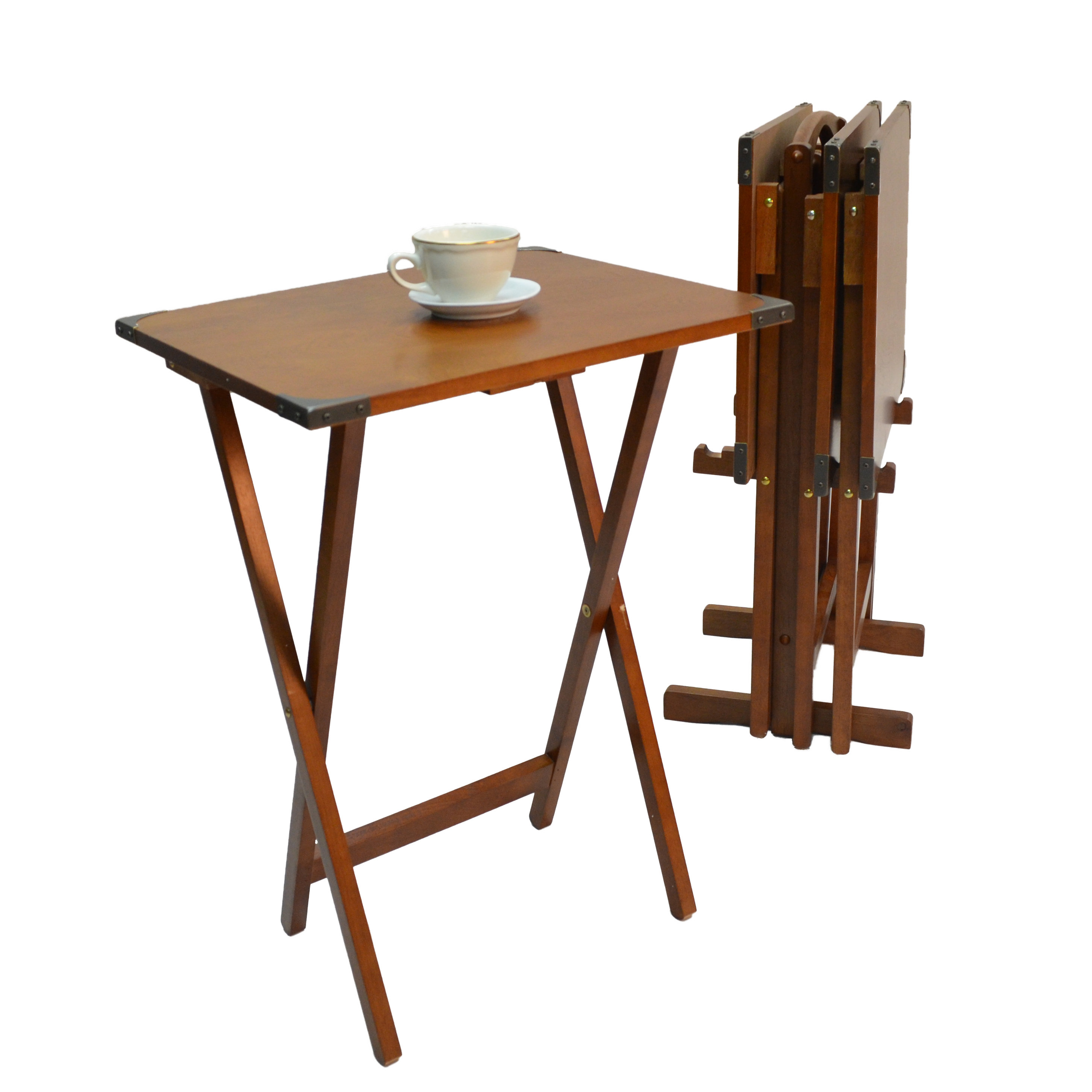 Red Barrel Studio Fieldwork 5 Piece TV Tray Table Set Reviews Wayfair Red Barrel Studio Fieldwork 5 Piece TV Tray Table Set Reviews Wayfair
