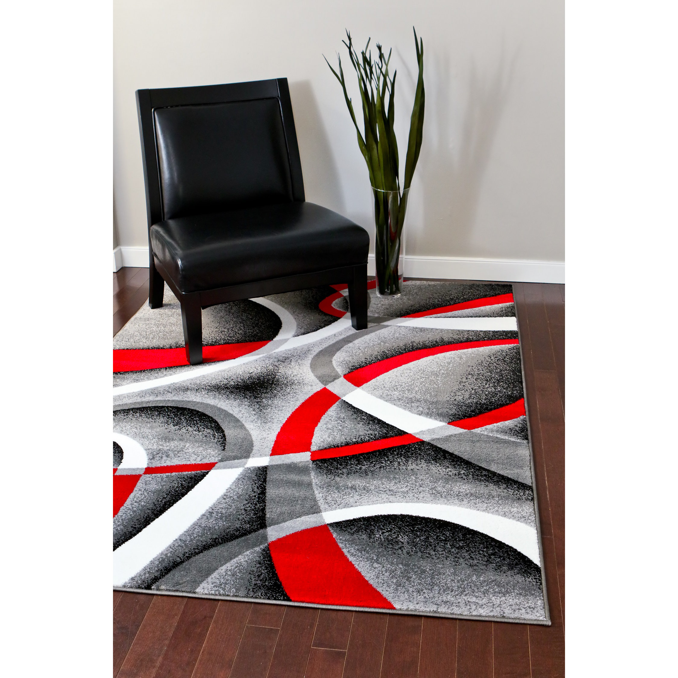 Persian-rugs Modern Gray Area Rug & Reviews | Wayfair