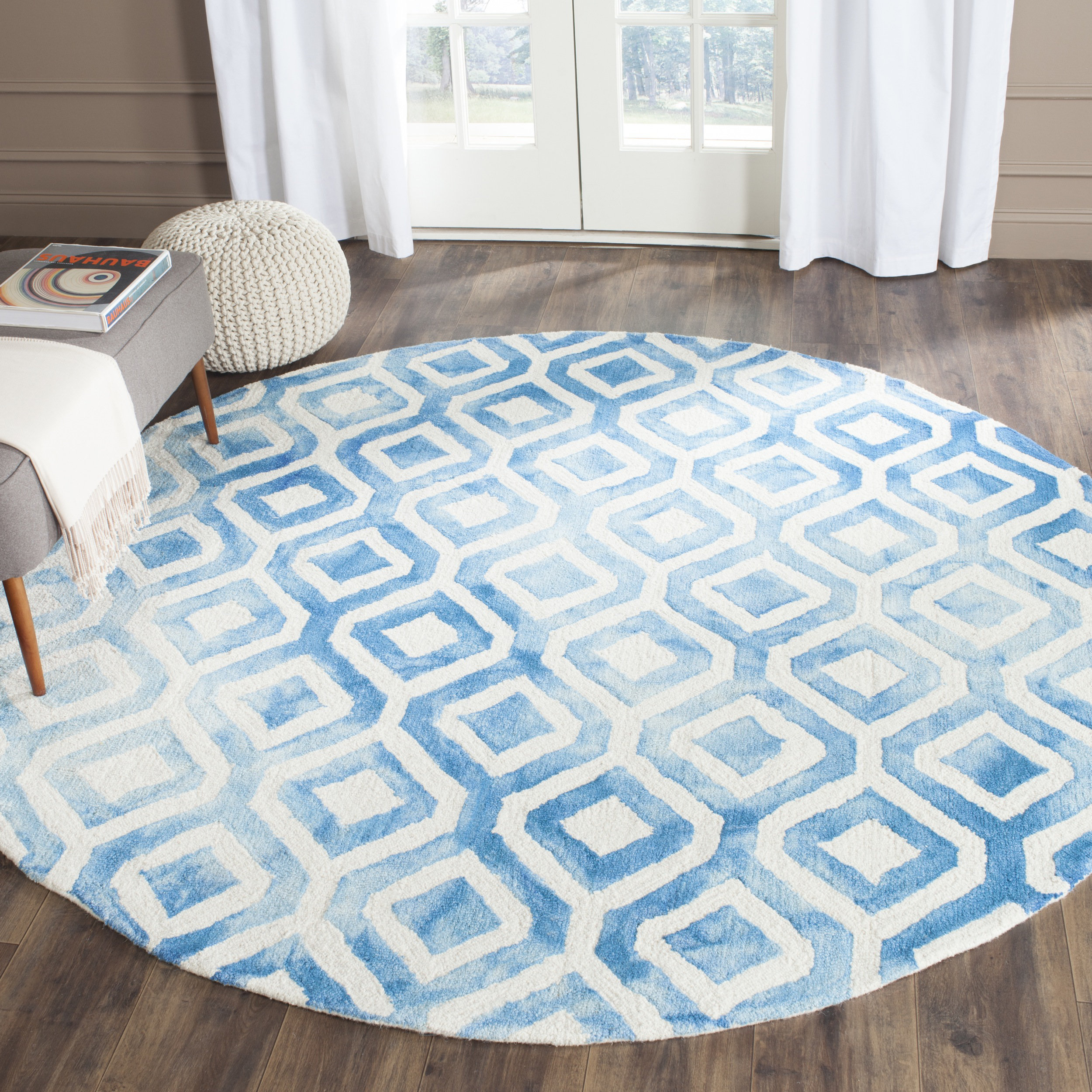 Bungalow Rose Jawhar Hand-Woven Ivory/Blue Kids Rug & Reviews | Wayfair