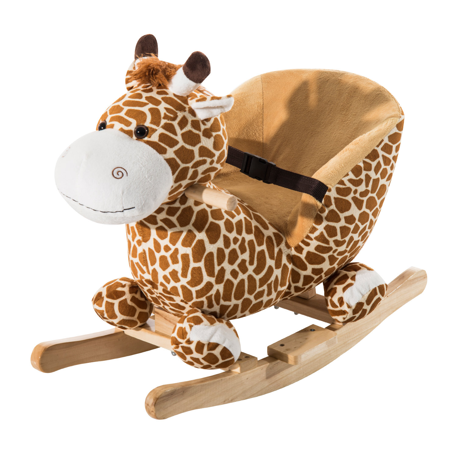 Qaba Giraffe Plush Rocking Horse & Reviews | Wayfair