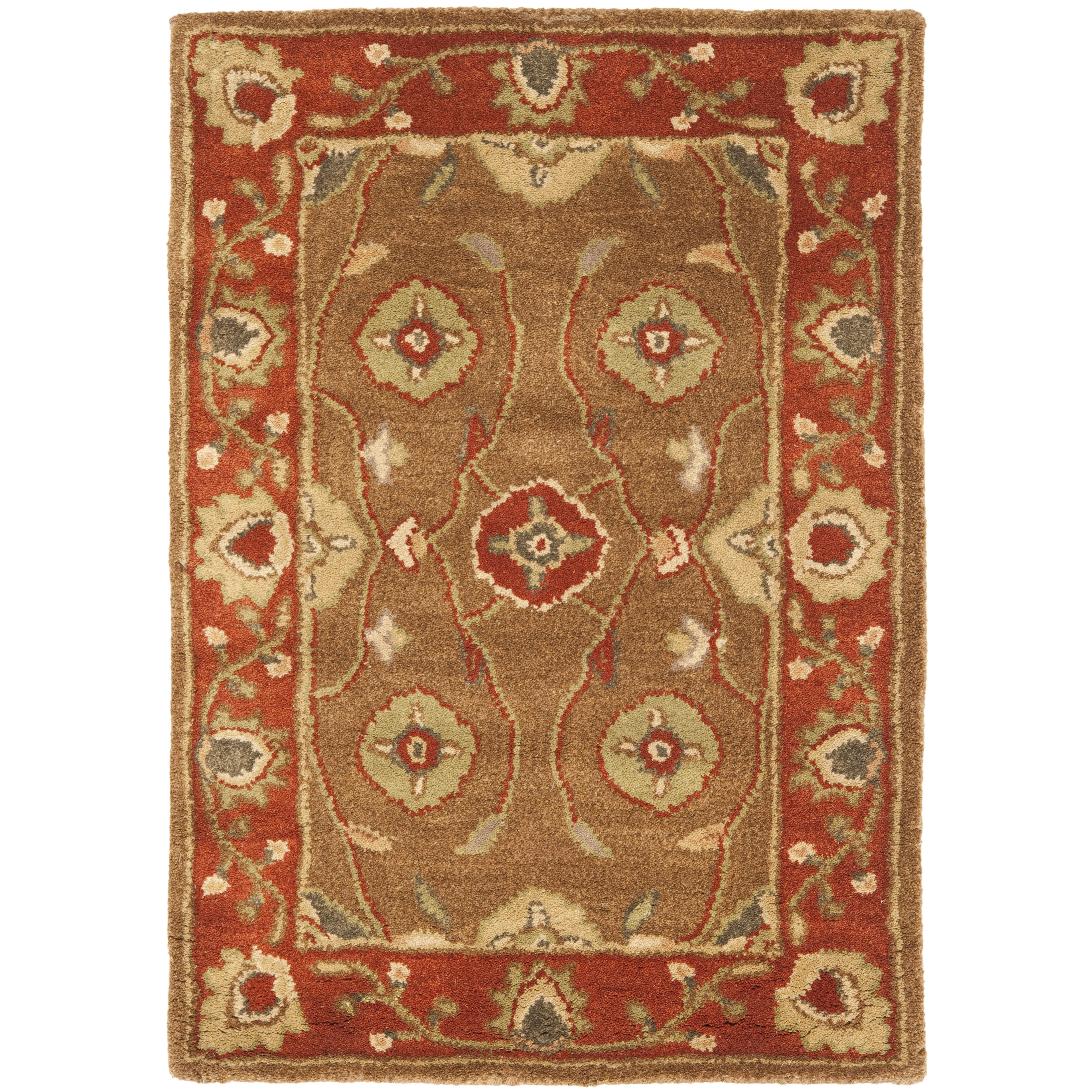 Safavieh Heritage Beige/Rust Area Rug & Reviews | Wayfair