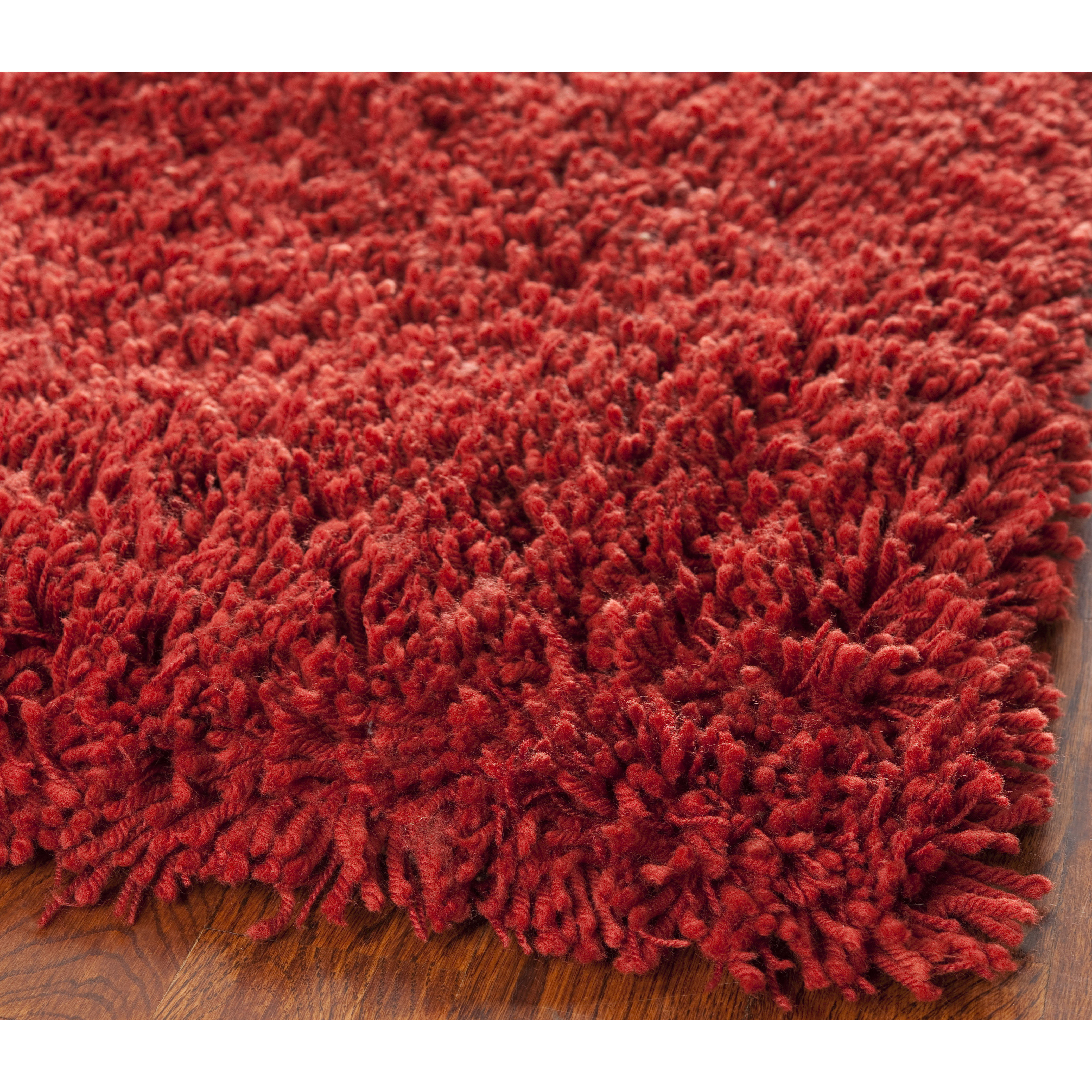 Safavieh Shag Rust Area Rug & Reviews | Wayfair