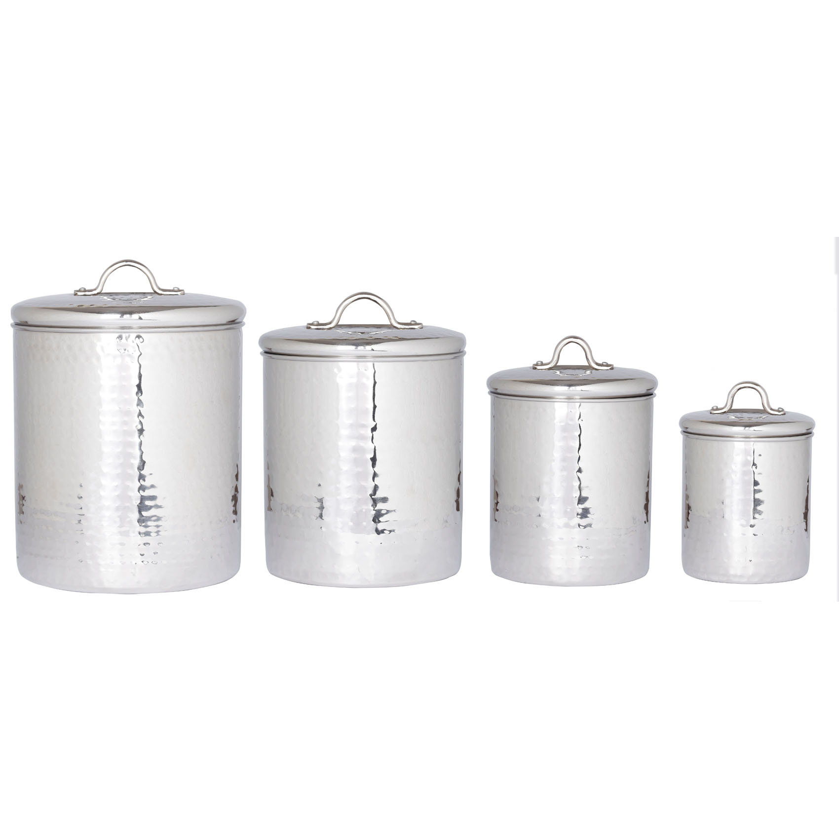 Old Dutch Hammered 4 Piece Canister Set And Reviews Wayfair