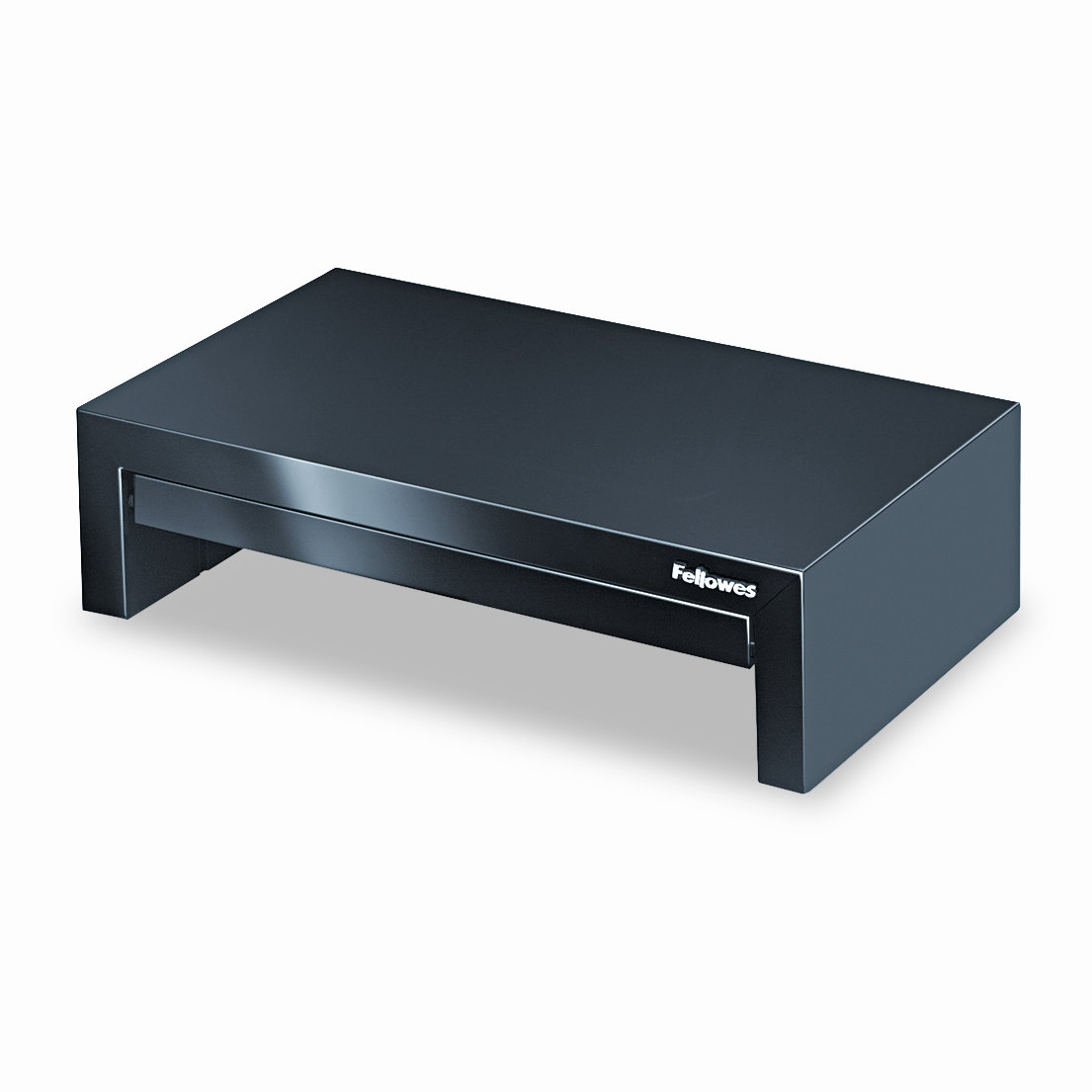 FELLOWES MANUFACTURING Adjustable Monitor Riser with Storage Tray ...