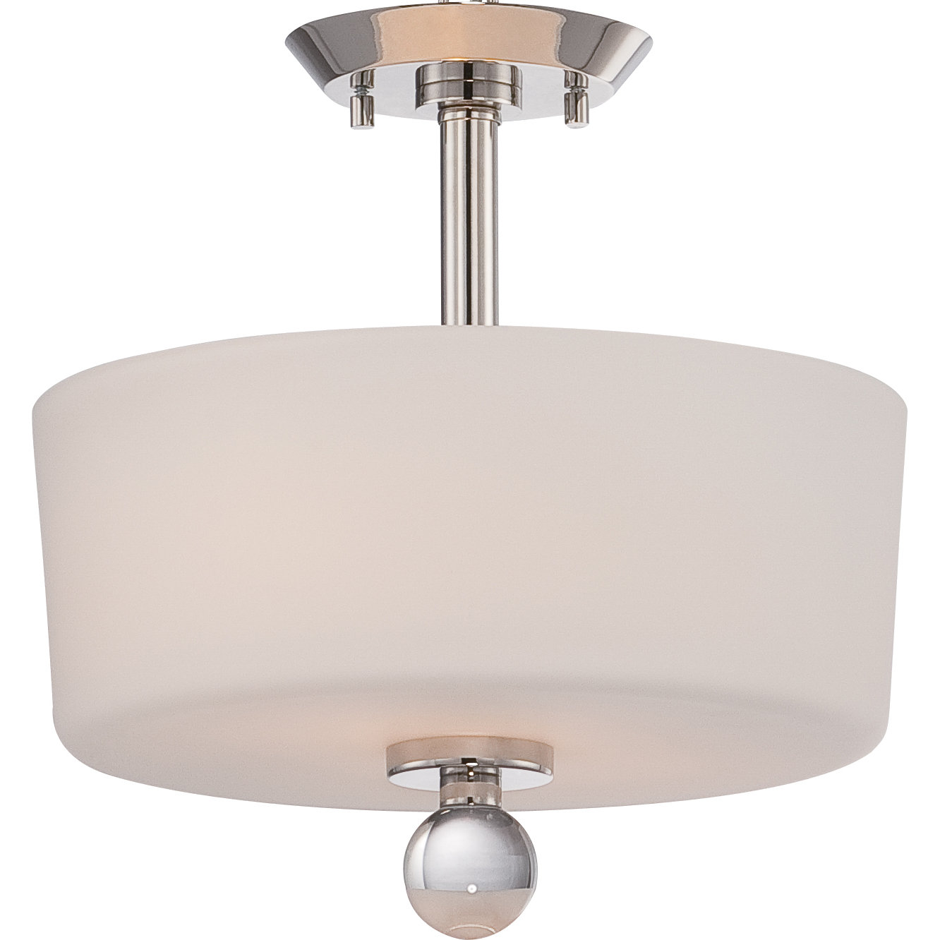 Nuvo Lighting Connie 2 Light Semi Flush Mount & Reviews | Wayfair Nuvo Lighting Connie 2 Light Semi Flush Mount & Reviews | Wayfair