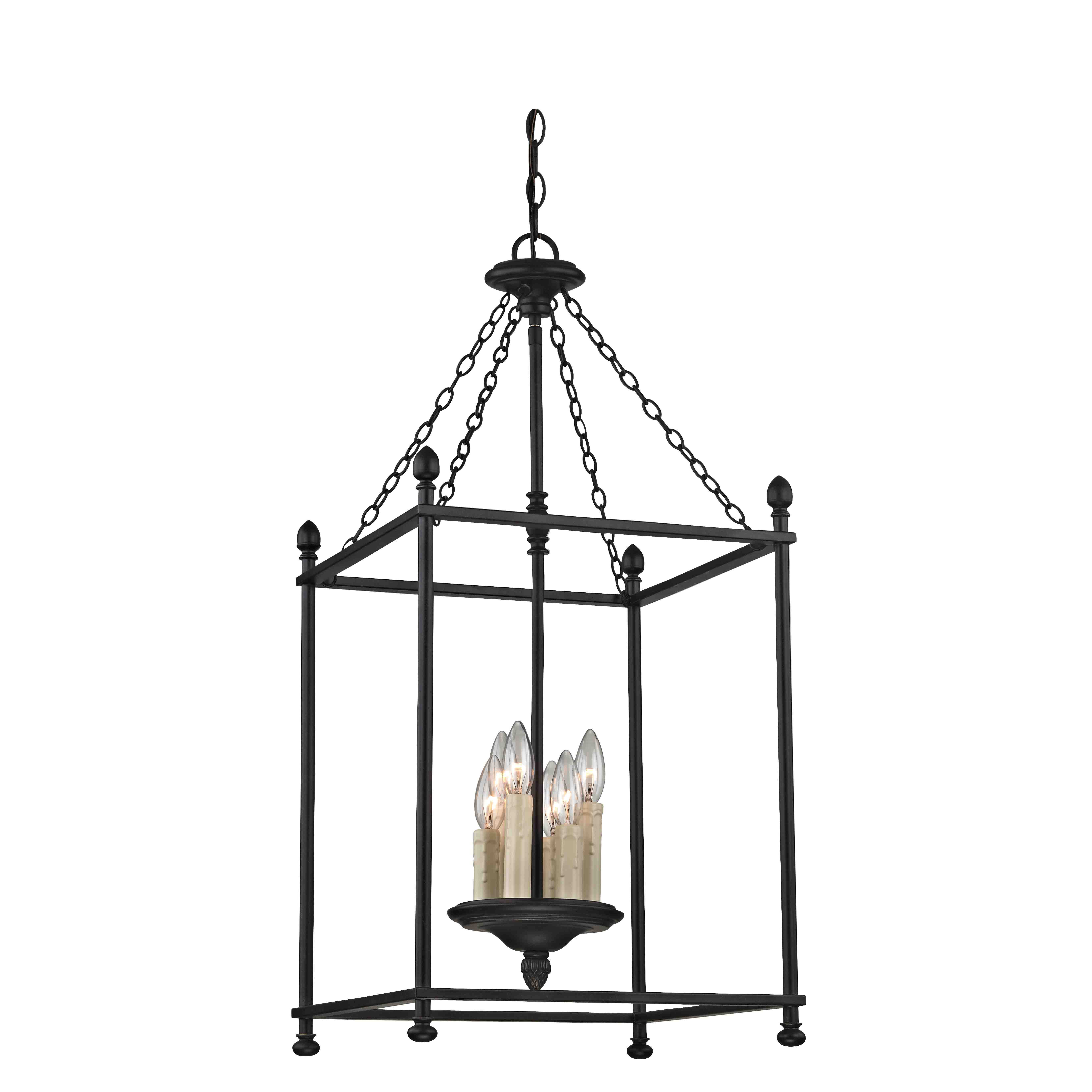 Laurel Foundry Modern Farmhouse Anya 6 Light Foyer Pendant Wayfair