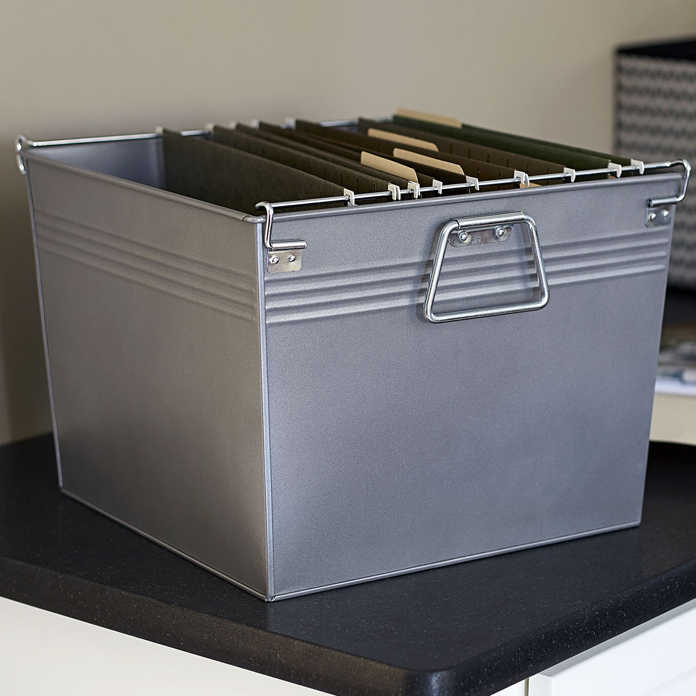 Household Essentials Metal File Box & Reviews | Wayfair