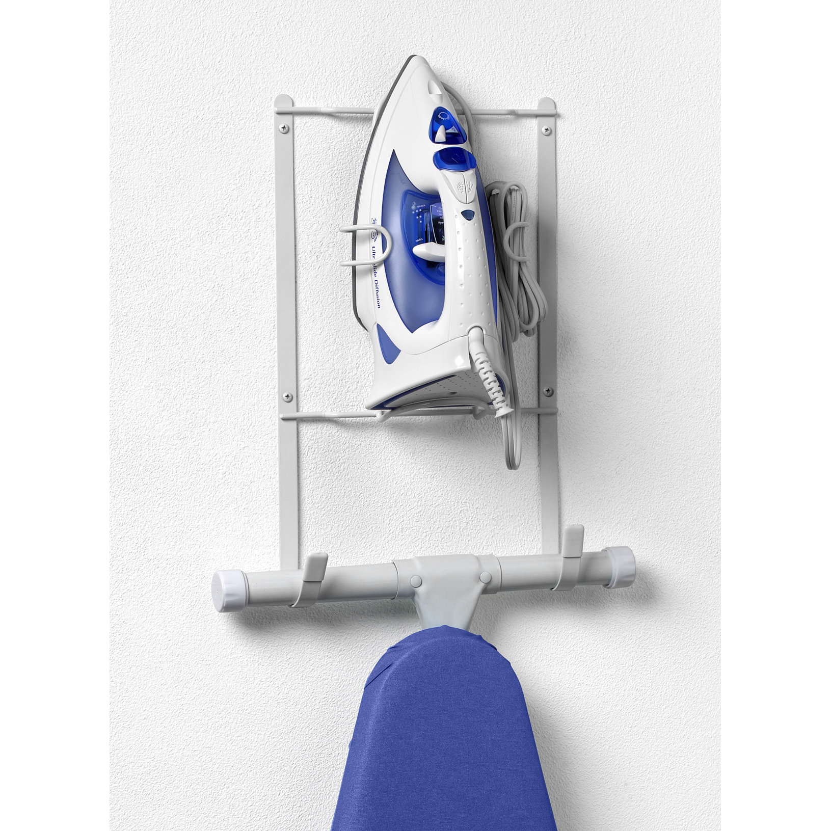 Iron Holder Stand Door Or Wall-Mounted Iron Holder – Steam Iron Stand ...