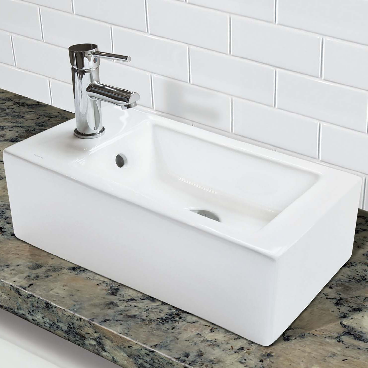 DECOLAV Classically Redefined 20" Wall Mounted or Above Counter ...